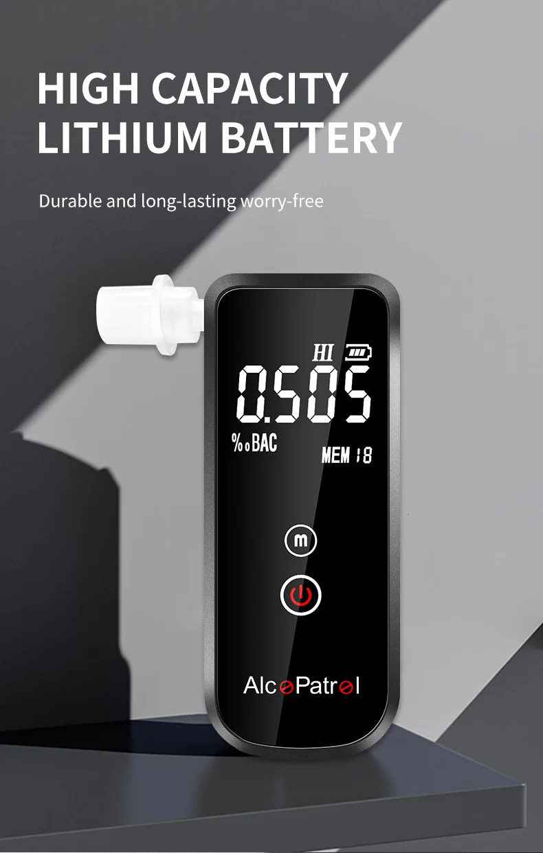 147-6 Personal Self Test Breath Alcohol Tester Breathalyzer Alcohol ...