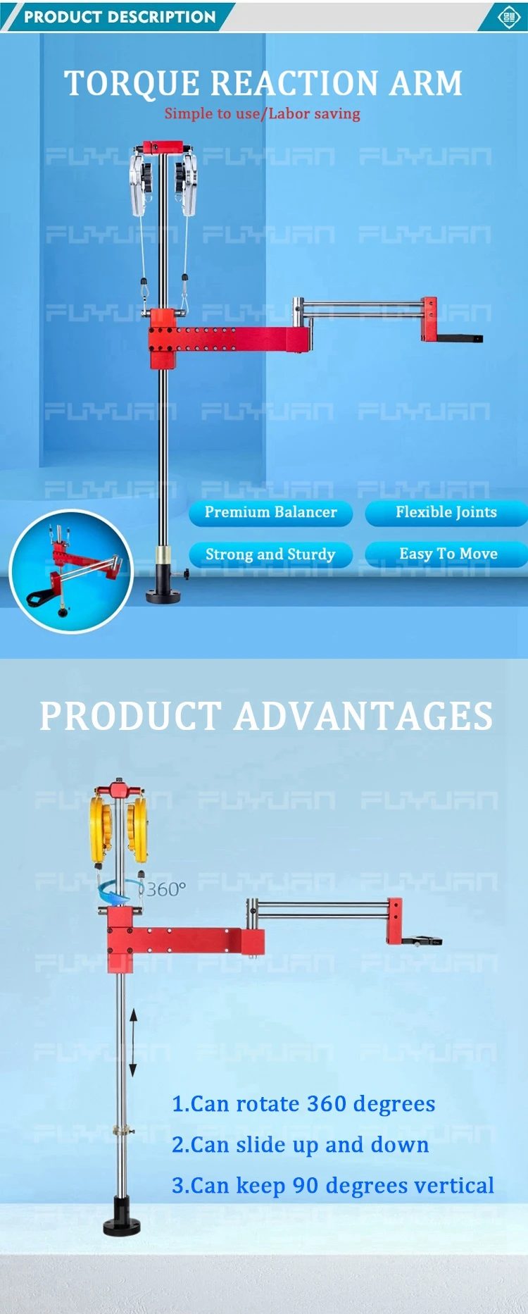 Flexarm Tapping & Torque Arms - Articulated Tool Balancers