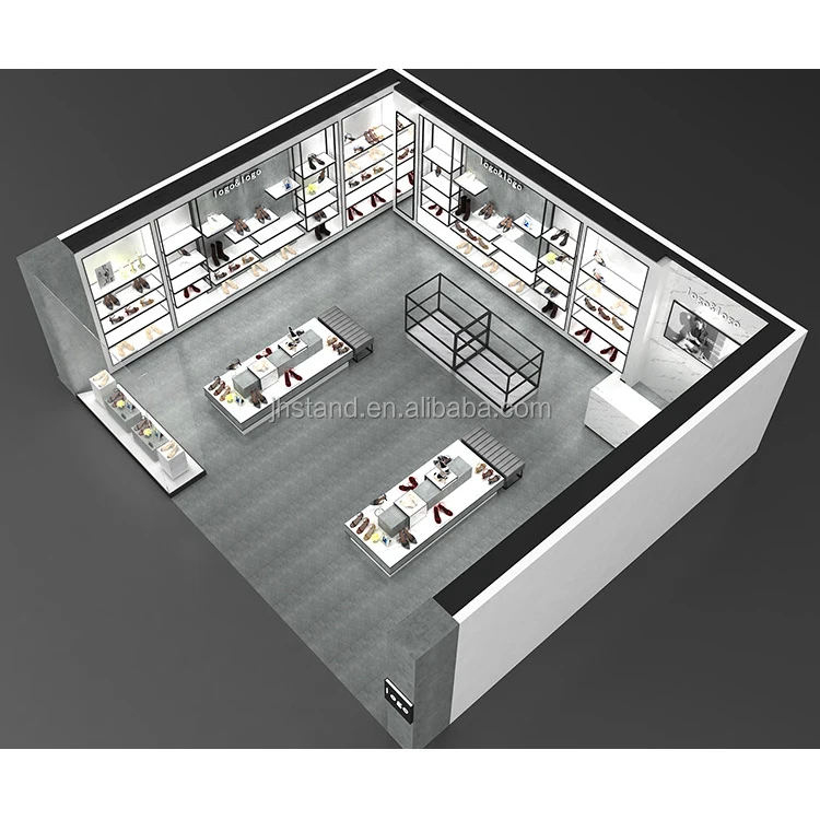 Luxury Shoe Showroom Stand Interior Design Ideas Display Handbag and ...