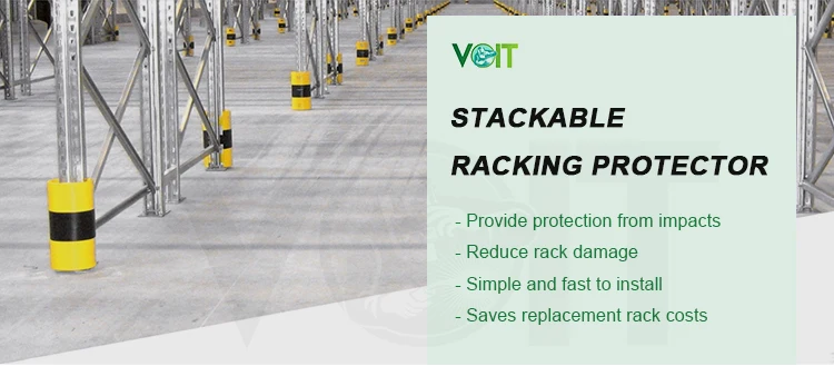Prevents Forklift Damage in Warehouse Pallet Racking Heavy Duty HDPE ...
