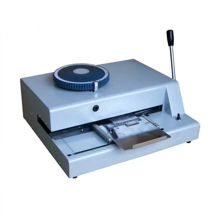 Manual Operated Card Embossing Machine Bankcard Membership Business ...