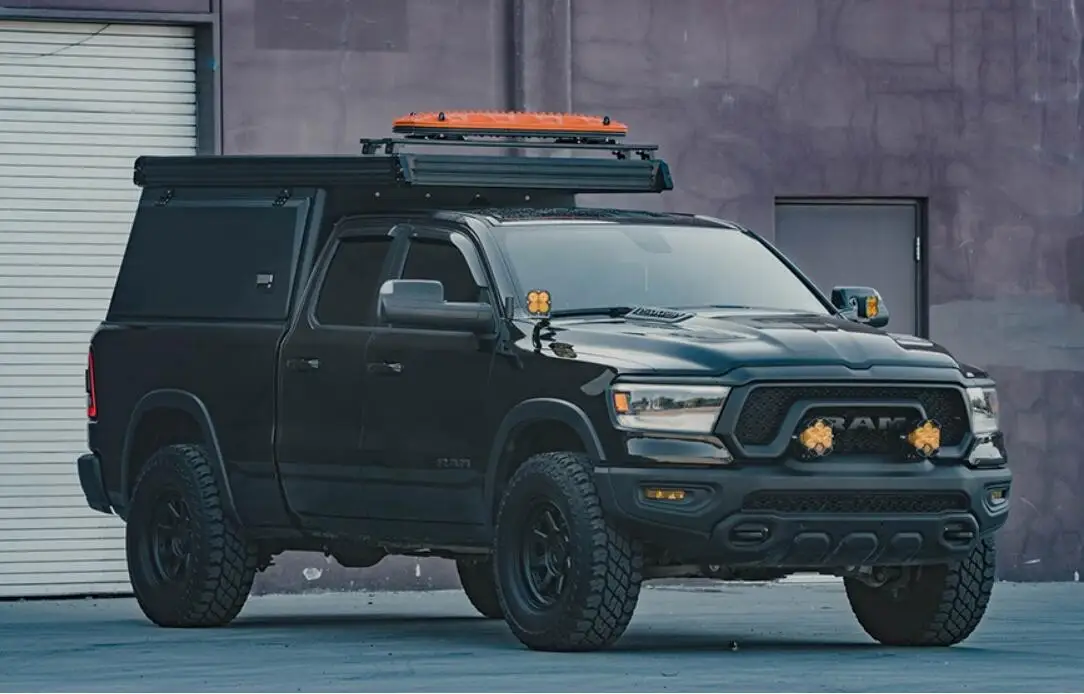 4WD 4x4 Aluminum Truck Camper Ute Trays Canopy with Tent for Outdoor ...