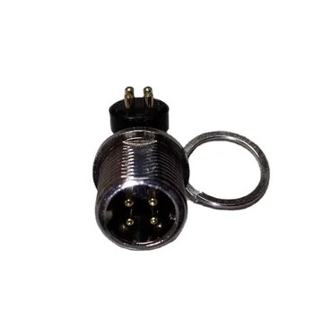 Right Angle Gx12 4 Pin Male Pcb Mount Socket Gx12 Din Connector - Buy ...