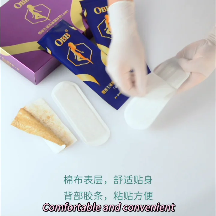 Female Reproductive System Care Snow Lotus Sanitary Drug Herbal Pads ...
