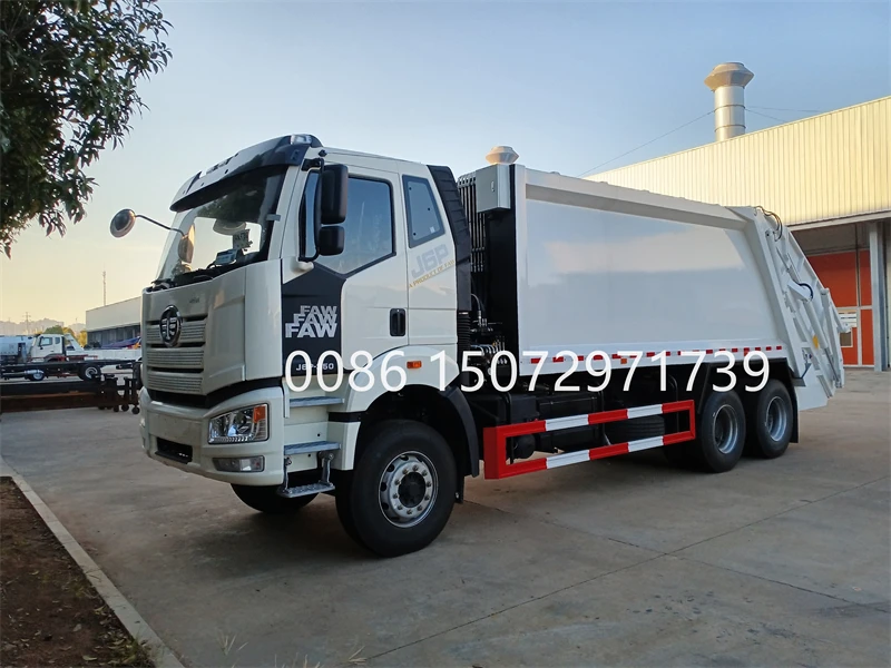 Garbage Refuse Compactor Truck Chassis 8 Cubic Meters Garbage Refuse ...