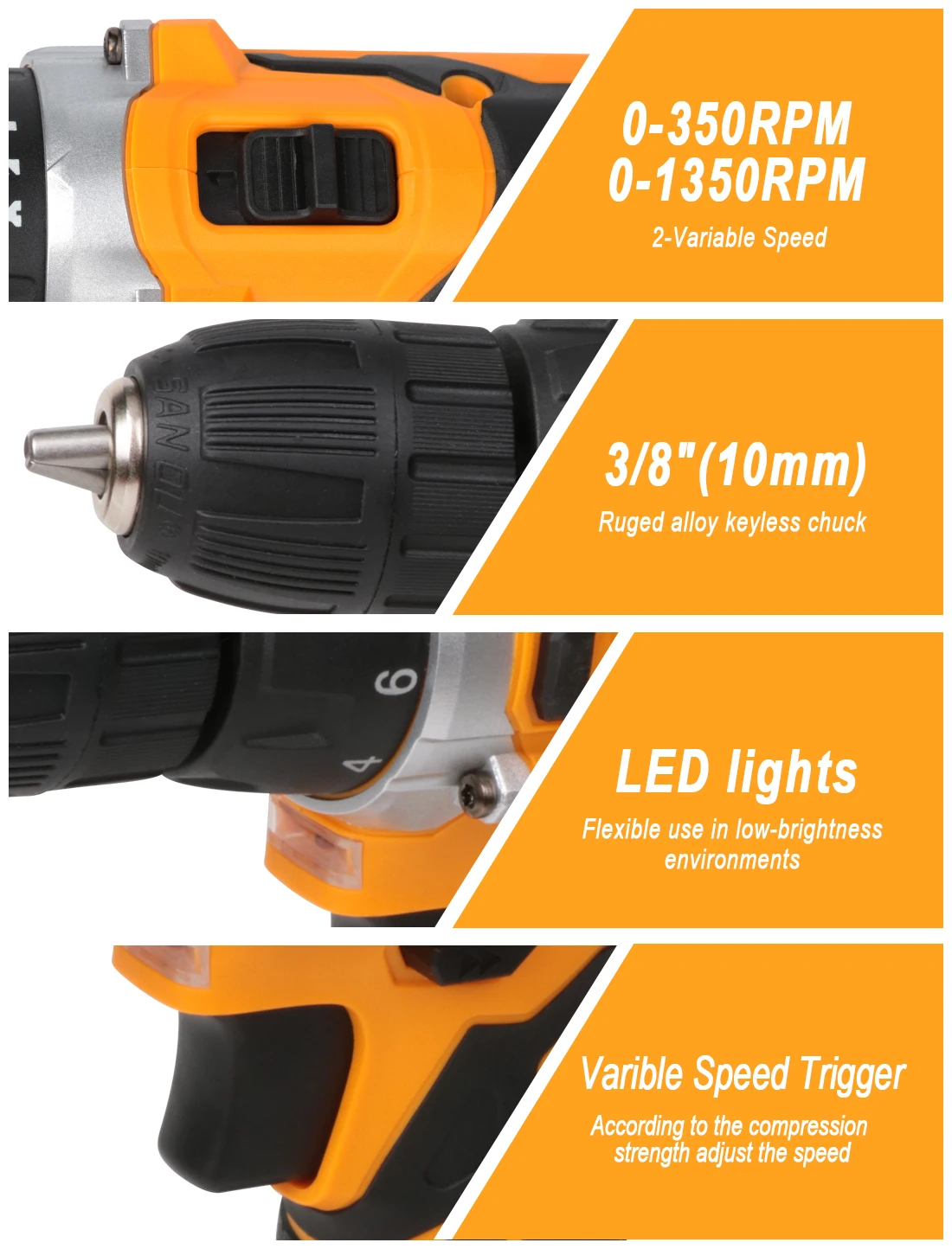 Lithium Battery Multifunctional Electric Drill Household Suit Electric ...