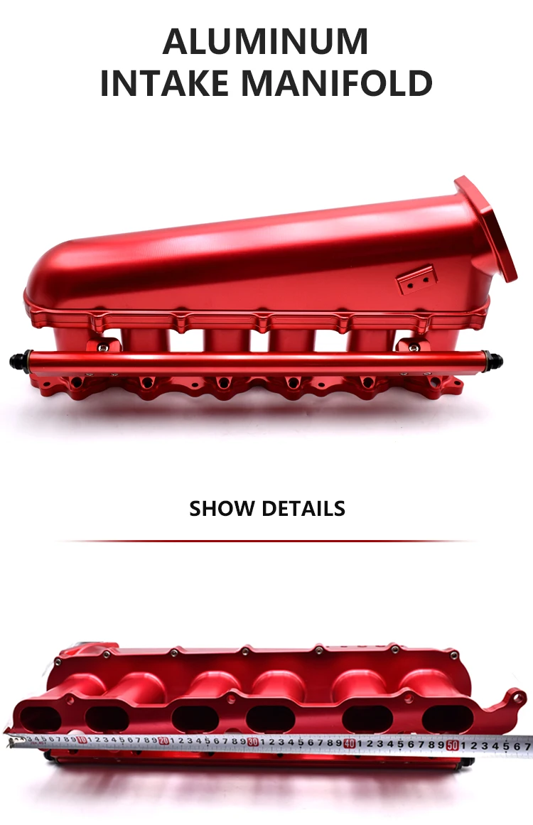 90MM Cnc+aluminum Intake Manifold for RB26 Engine Performance
