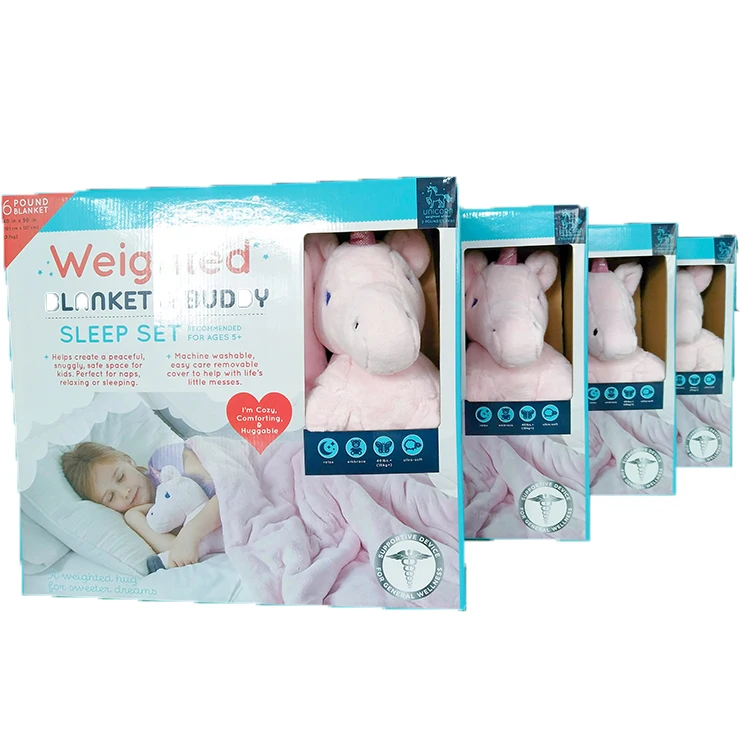 Soft Stuffed Sensory Animal Plush Weighted Toy for Anxiety