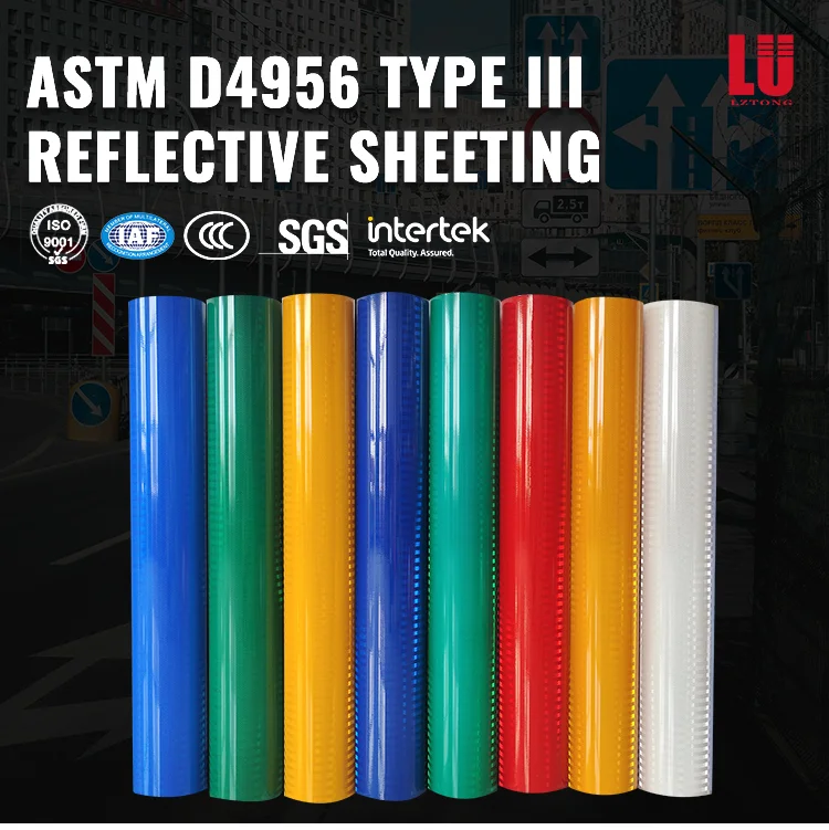 Astm D4956 Type Iii Permanent Highway Road Sign Sticker Prismatic Hip ...