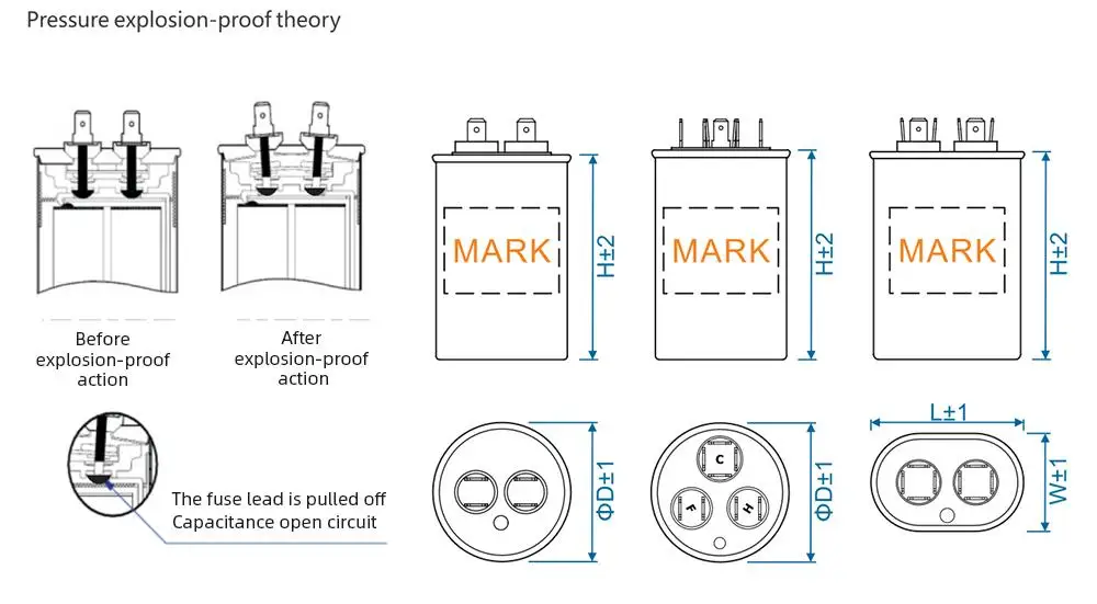 Air Conditioner Sh Condensador,Capacitor Castor Oil Capacitor Cbb65 ...