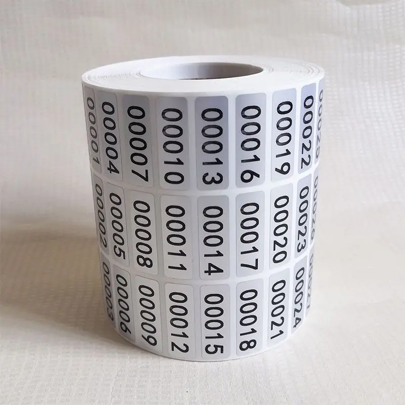 Matte Silver Waterproof Reusable Barcode Digital Price Label Sticker ...