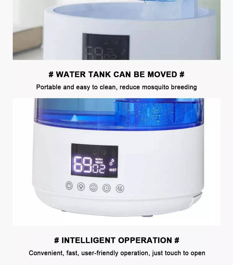 2022 Smart Heater Humidifier Purifier Desktop Mini Portable Air Care ...