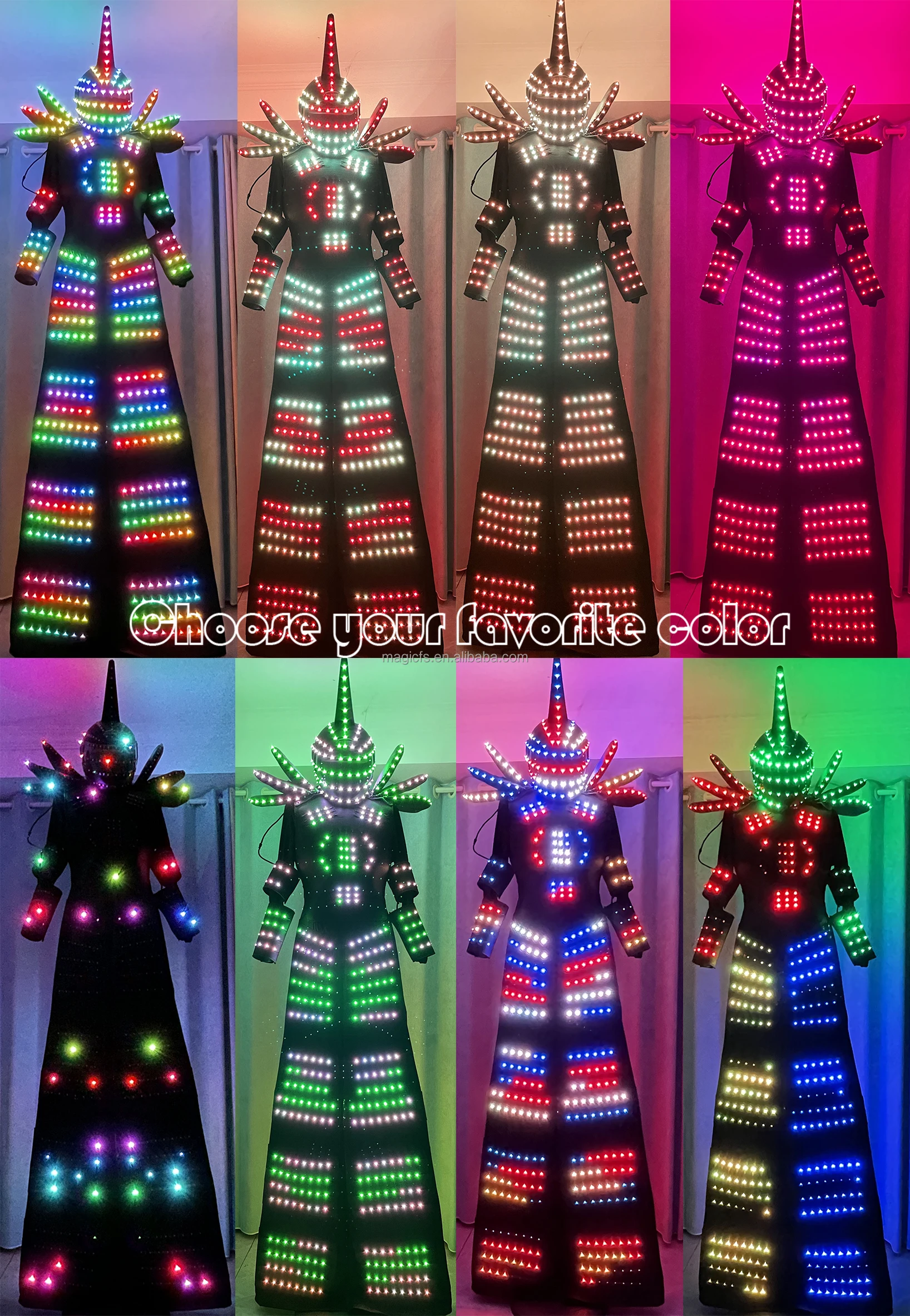 Laser Mirrors Stage Performance Costume Women Singer Jazz Dance