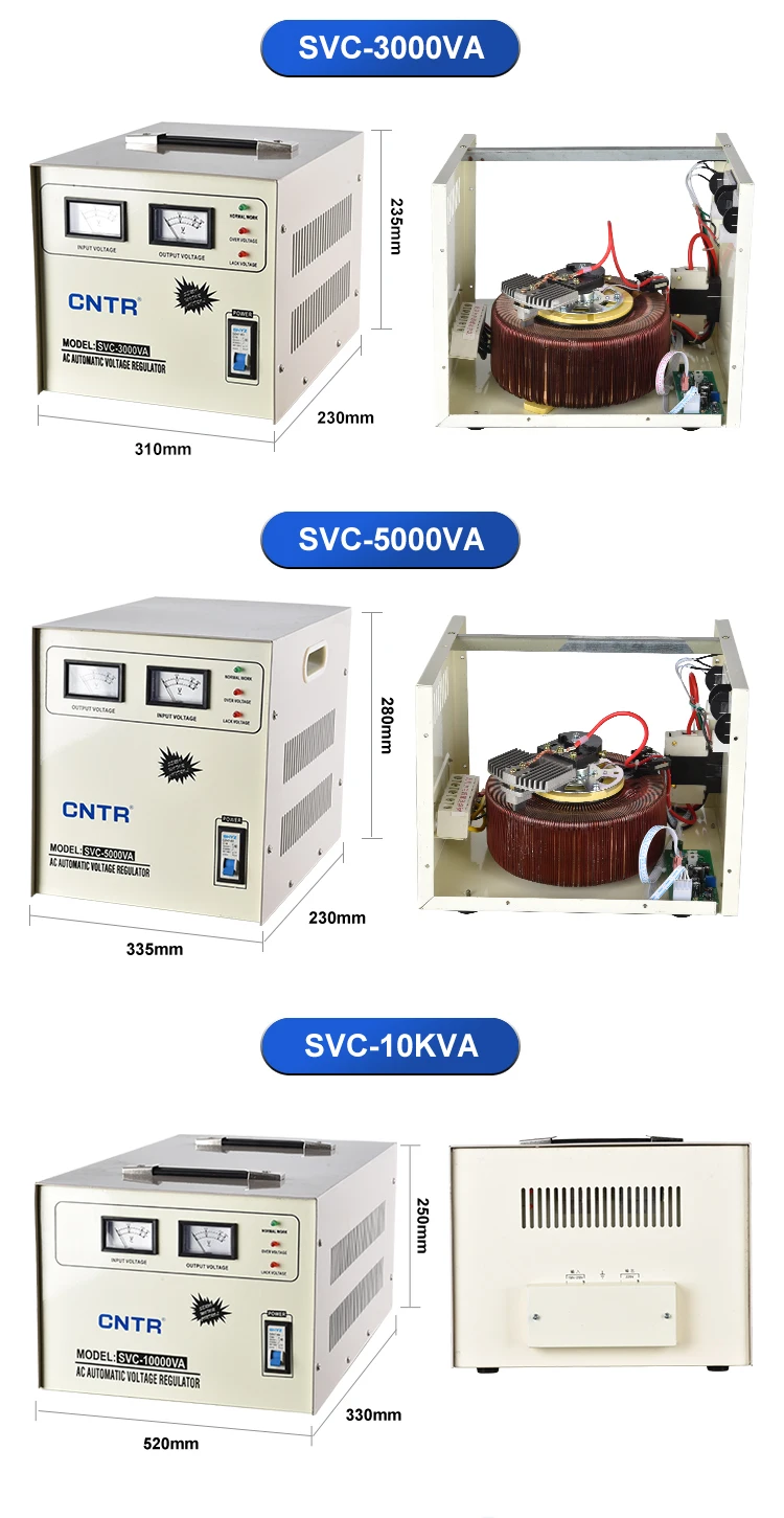 SVC 3000VA Energy Saving Servo Stabilizer - Single-Phase Power ...
