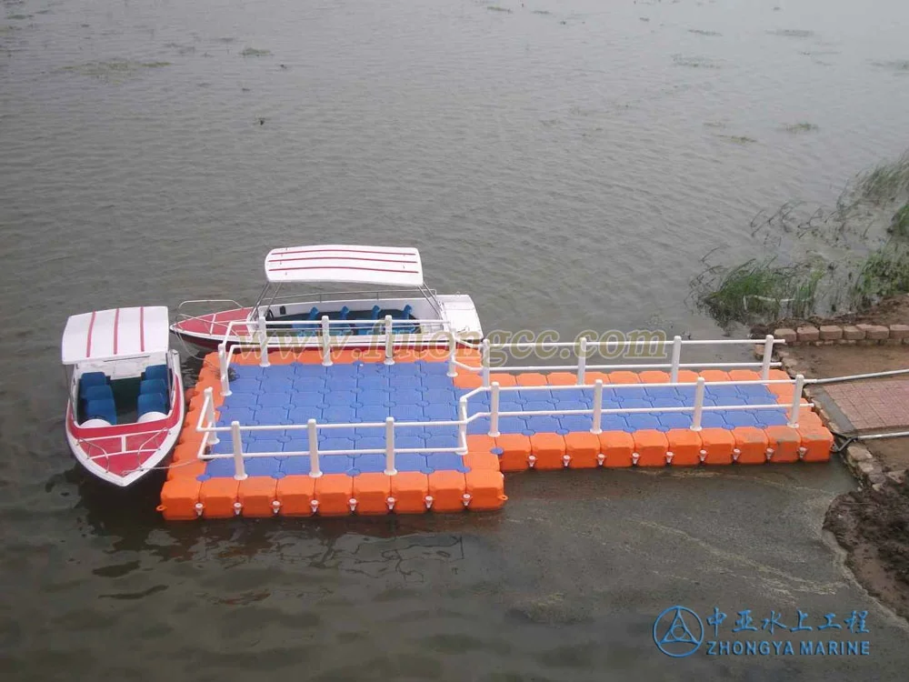 Floating Work Platform Modular Pontoon Marina Dock Jetty Jet Ski Float ...