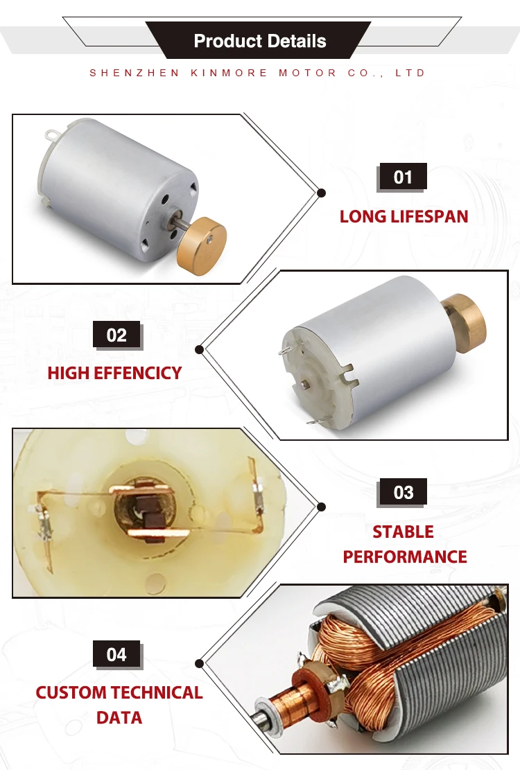 Kinmore Small 3v 6v Massage Miniature Vibration Motor Micro Volt ...