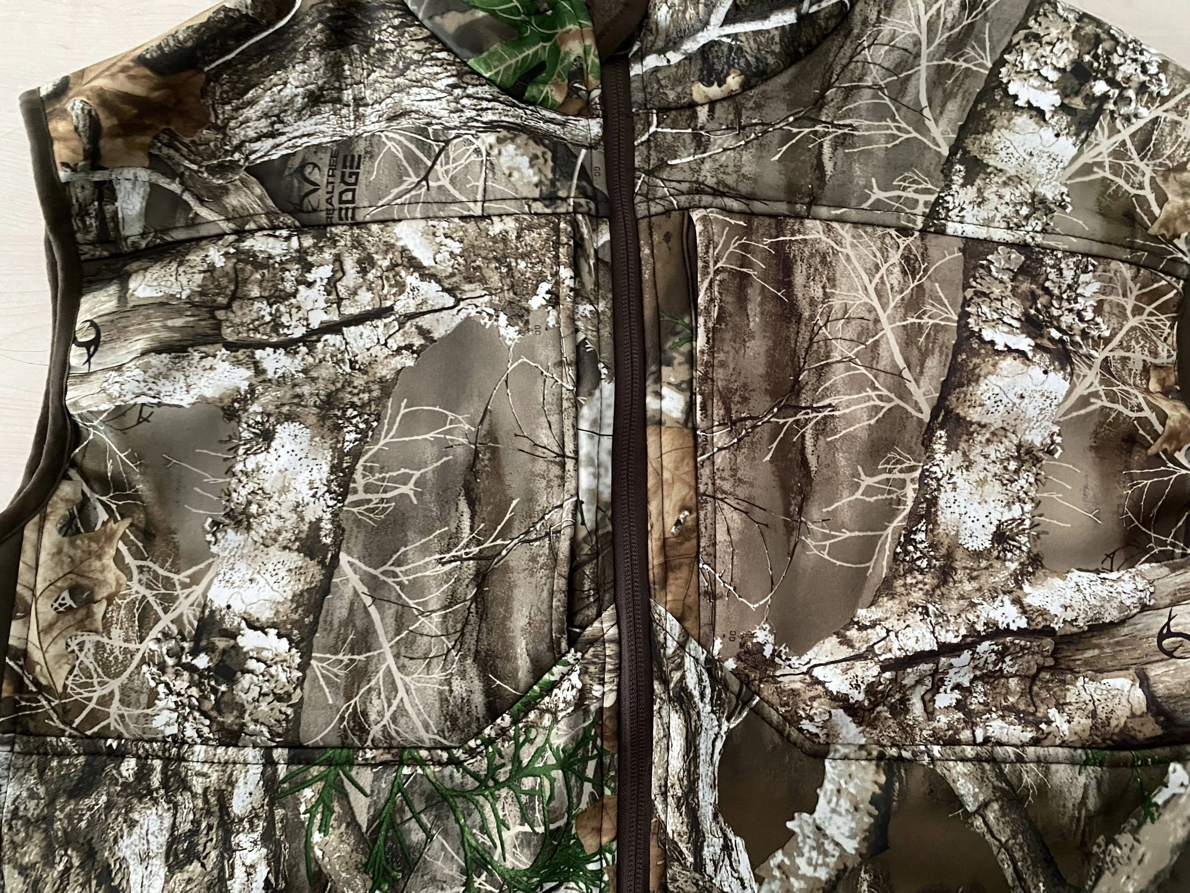 Camouflage Hunting Fleece Vest Realtree Camo Pattern With Agion Active ...