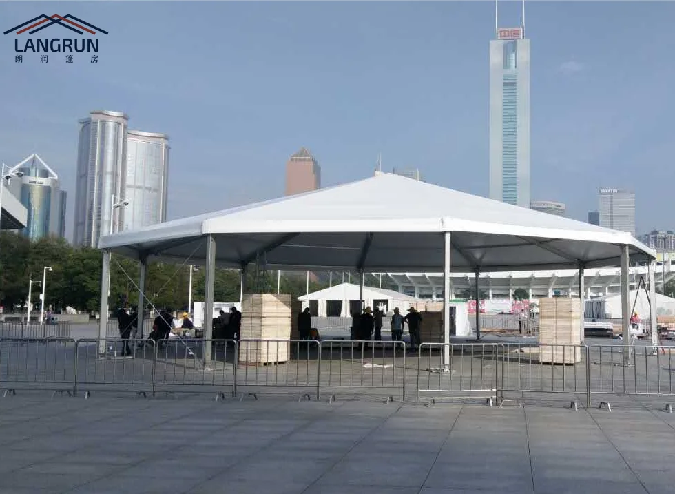 10x10m Outdoor Tent Special Shapes Hexagonal Octagonal Garden Gazebo ...