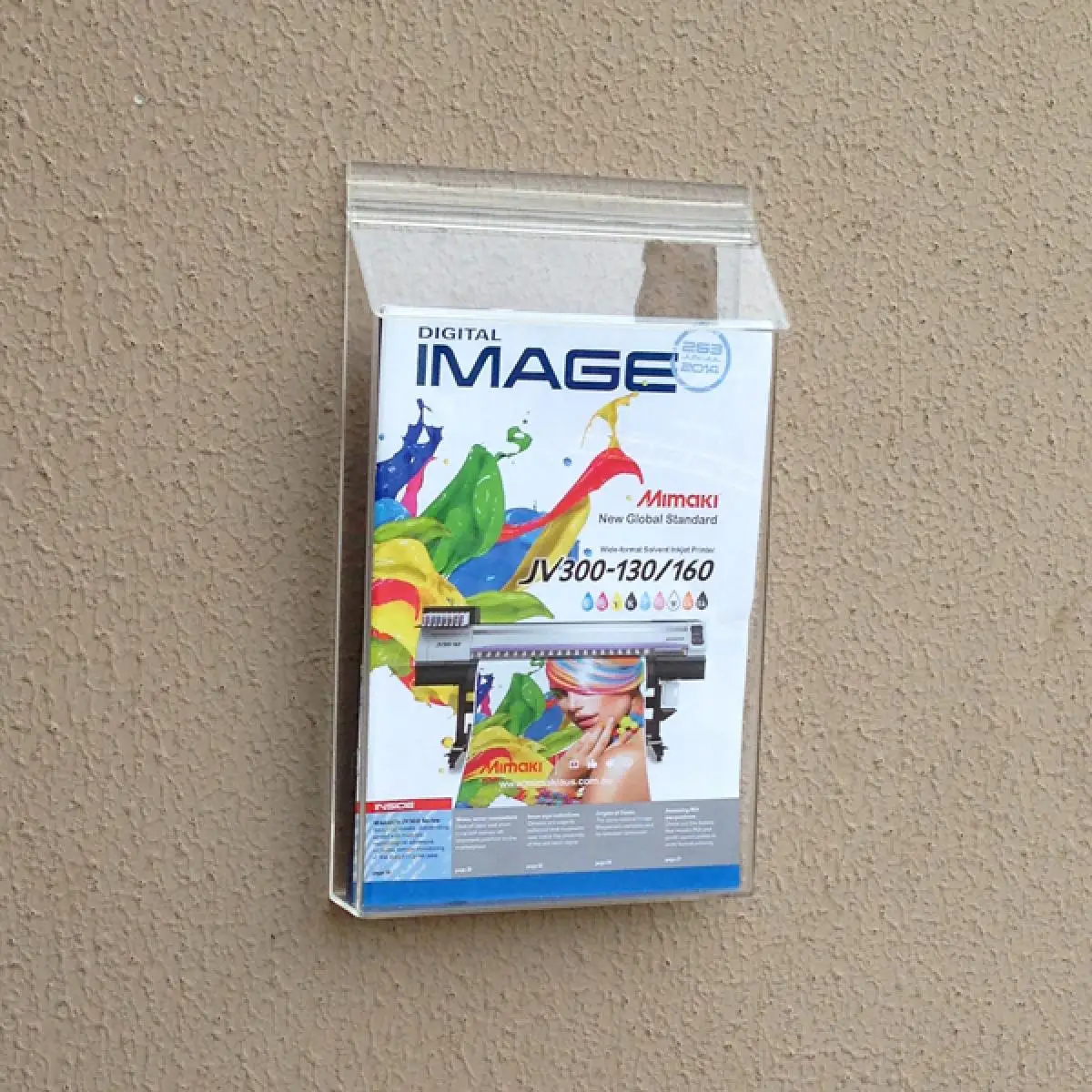Plastic Flyer Display Box for Use Outside Acrylic A4 Outdoor Brochure ...