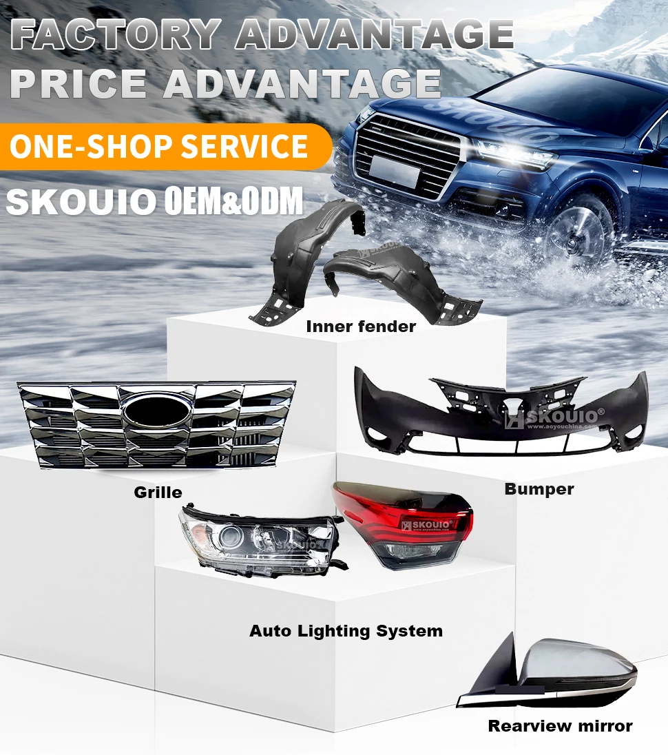 SKOUIO_MZ_50 Front Bumper for Mazda 3 Axela 1.6L 2.0L Front Bumper Cover Car Front Guard Shell ...