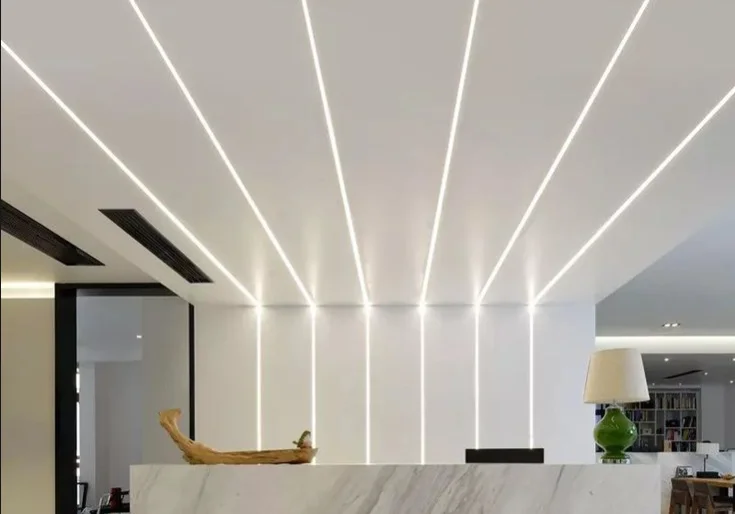 For Led Strip Light Ceiling Recessed Extrusion Hosing Plaster Gypsum ...