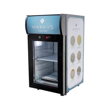 25l Promotion Mini Table Top Caviar Display Refrigerator Glass Door ...
