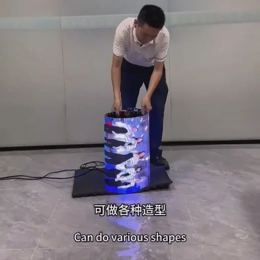 Indoor LED Roller Shutter Screen - Flexible & Portable Display