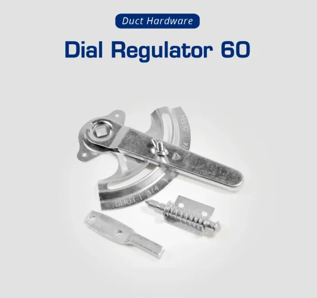 HVAC Accessories Damper Quadrant Handle Volume Control Dampers Circle ...