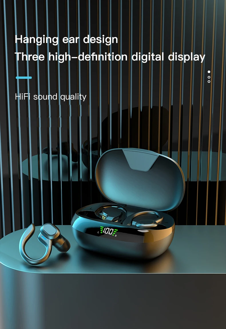 X SP16 Open-Ear TWS Earbuds Sport Headset Stereo Bass Hanging Ear ...