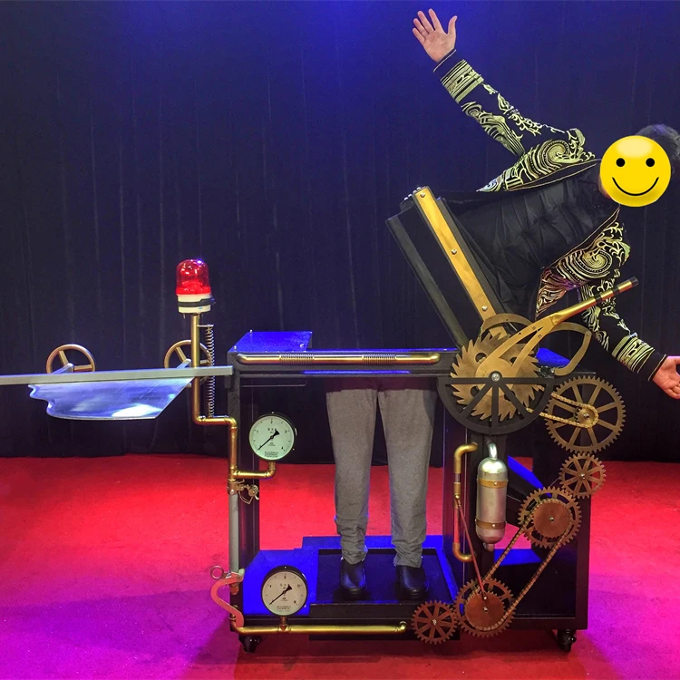 Stage Magic Human Body Self-cut Illusion Heavy Industry Mobile ...