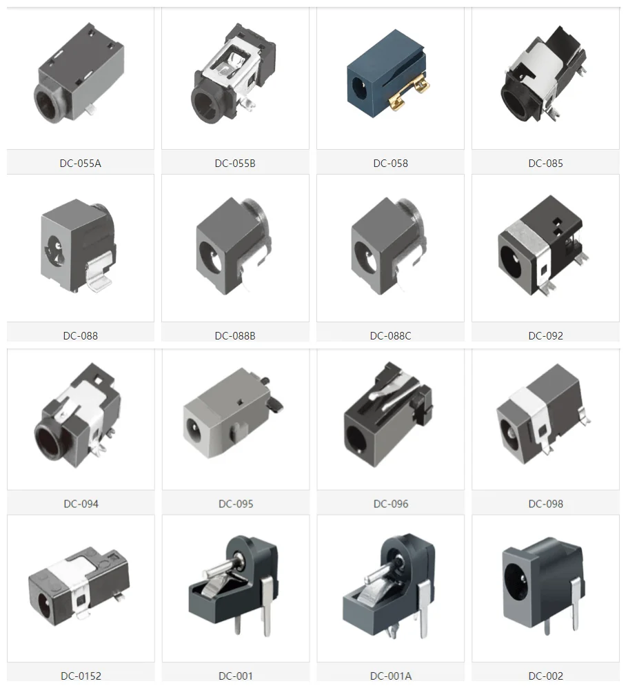 Dc Power Connector 5 Pin Female Pcb Socket 5.5x2.1/2.5 Mm 5.5mm 2.1mm 2 ...