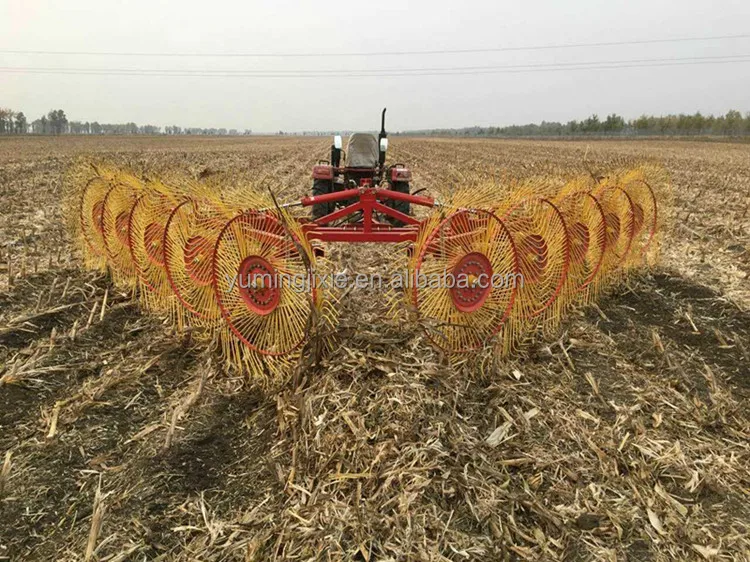 Tractor Mounted Agricultural Disc Rake Machine - High Productivity