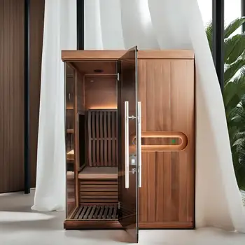 Luxury Dry Steam Red Cedar Computer Control Panel Sauna Far Infrared Sauna Room - Buy Infrared ...