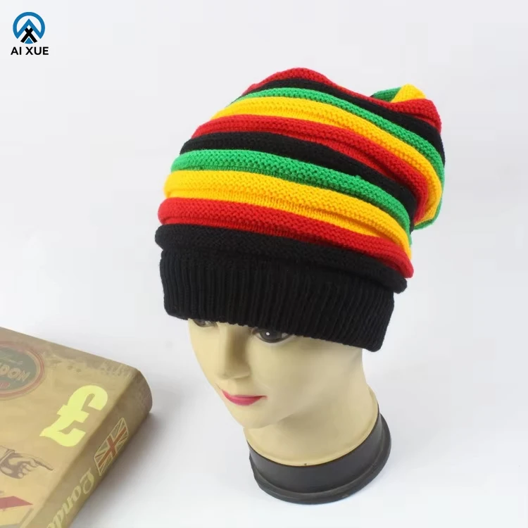 Alibaba.com: 2025 New Arrival Crochet Rasta Beanie Hat, Acrylic Digital ...