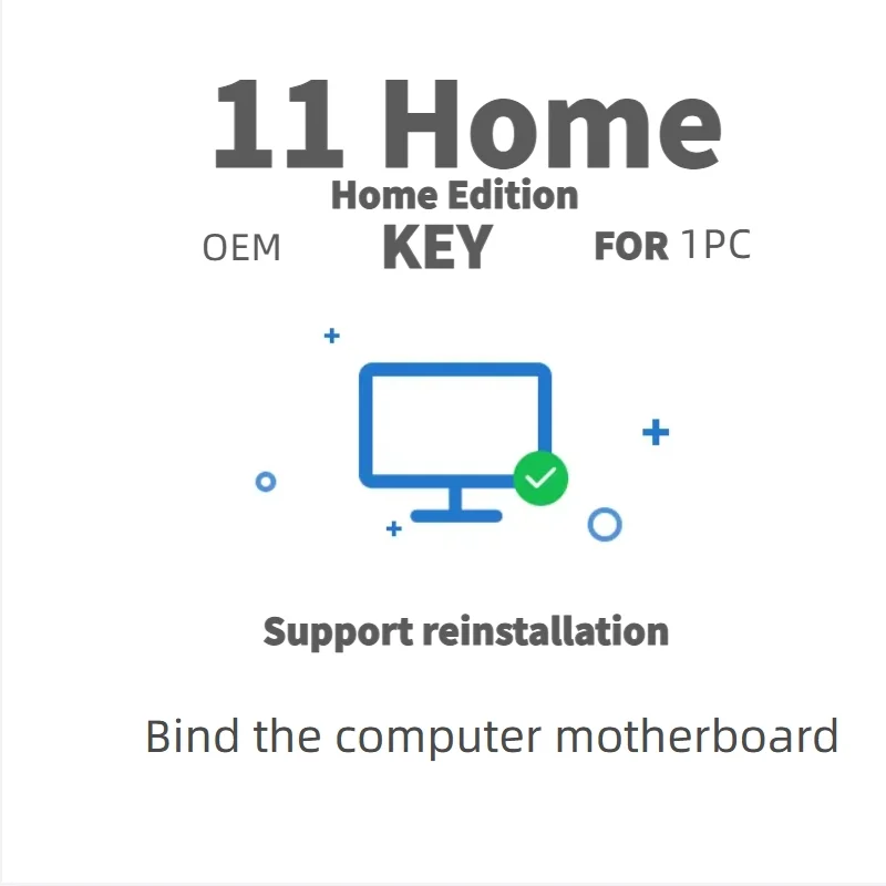 Genuine win11 home key oem License Online Activation Sliver Label For ...