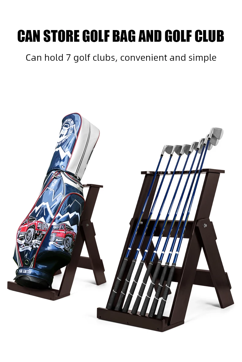 PGM ZJ013 oem odm golf bag stick storage display rack stand golf club ...
