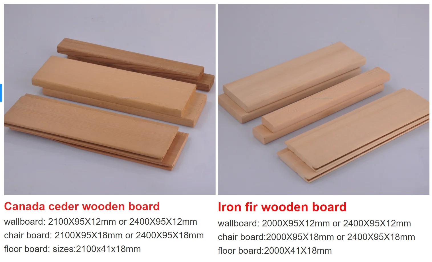 Premium Quality Sauna Wood Panel Board Abachi/ Hemlock/ Canadian Red ...