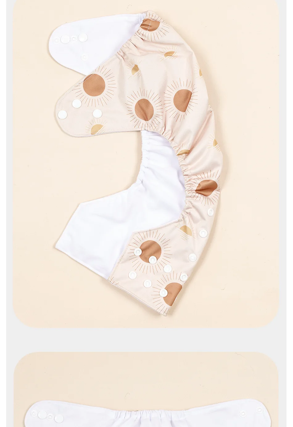 Happy Flute Custom Label Baby Diaper With Suede Cloth Inner Adjustable ...