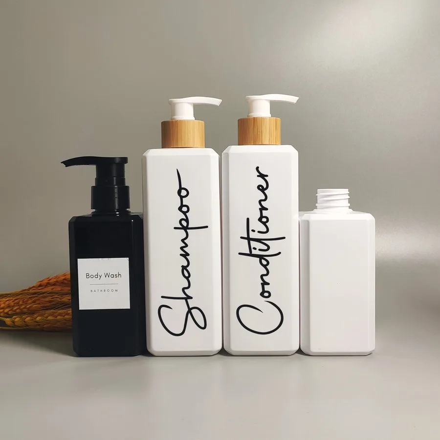 Wholesale Refillable Hotel Bathroom Hair Shampoo Bottle