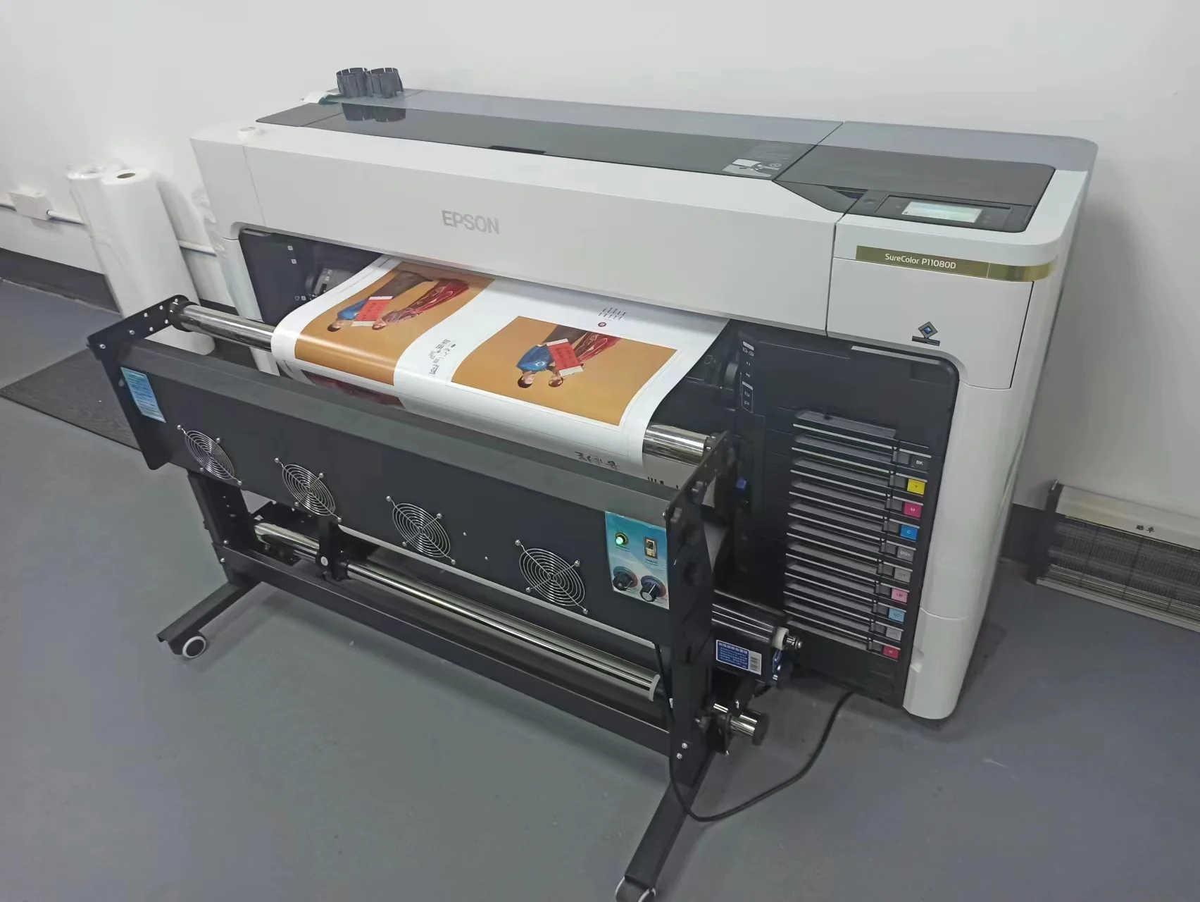 36inch/90cm Take Up System+ Heater For E Pst3250/t5250 Printer/muoth ...