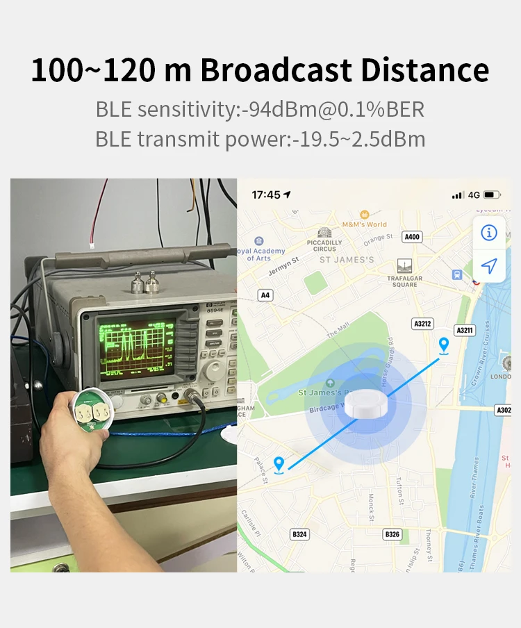 indoor positioning system IoT Bluetooth 5.1 Beacon for indoor location ...