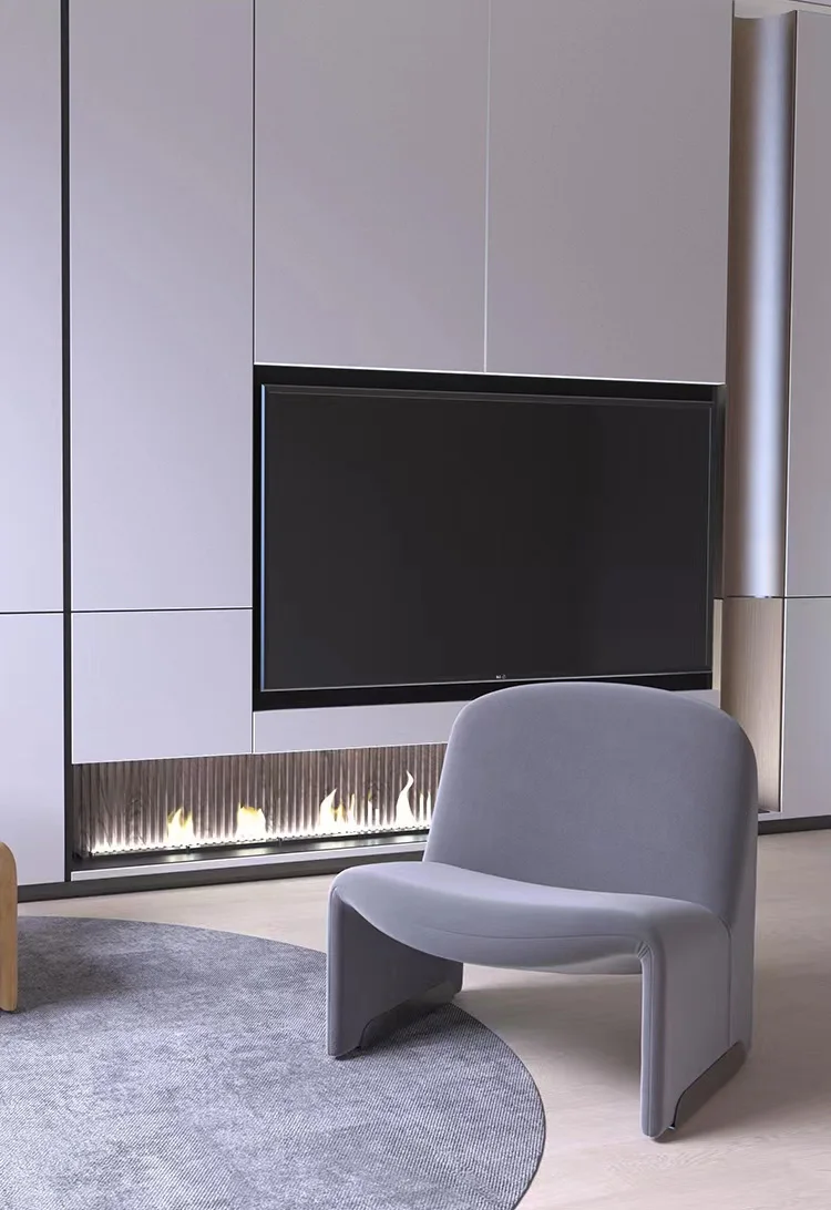 Modern Simple Single Sofa Chair Italian Creative Leisure Chair Living ...