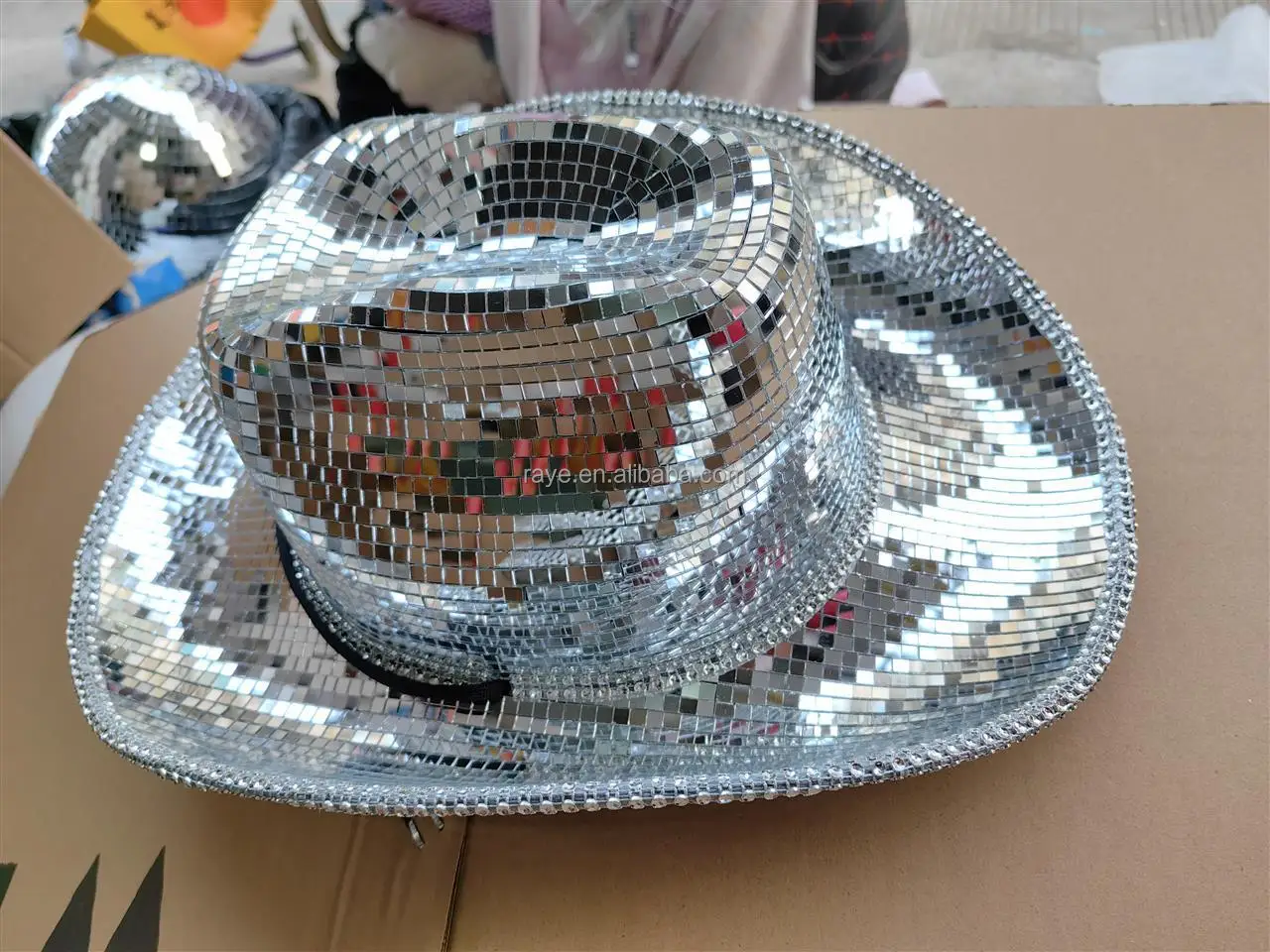Wholesale Disco Ball Cowboy Hat Party Disco Cowgirl Hat For Birthday ...