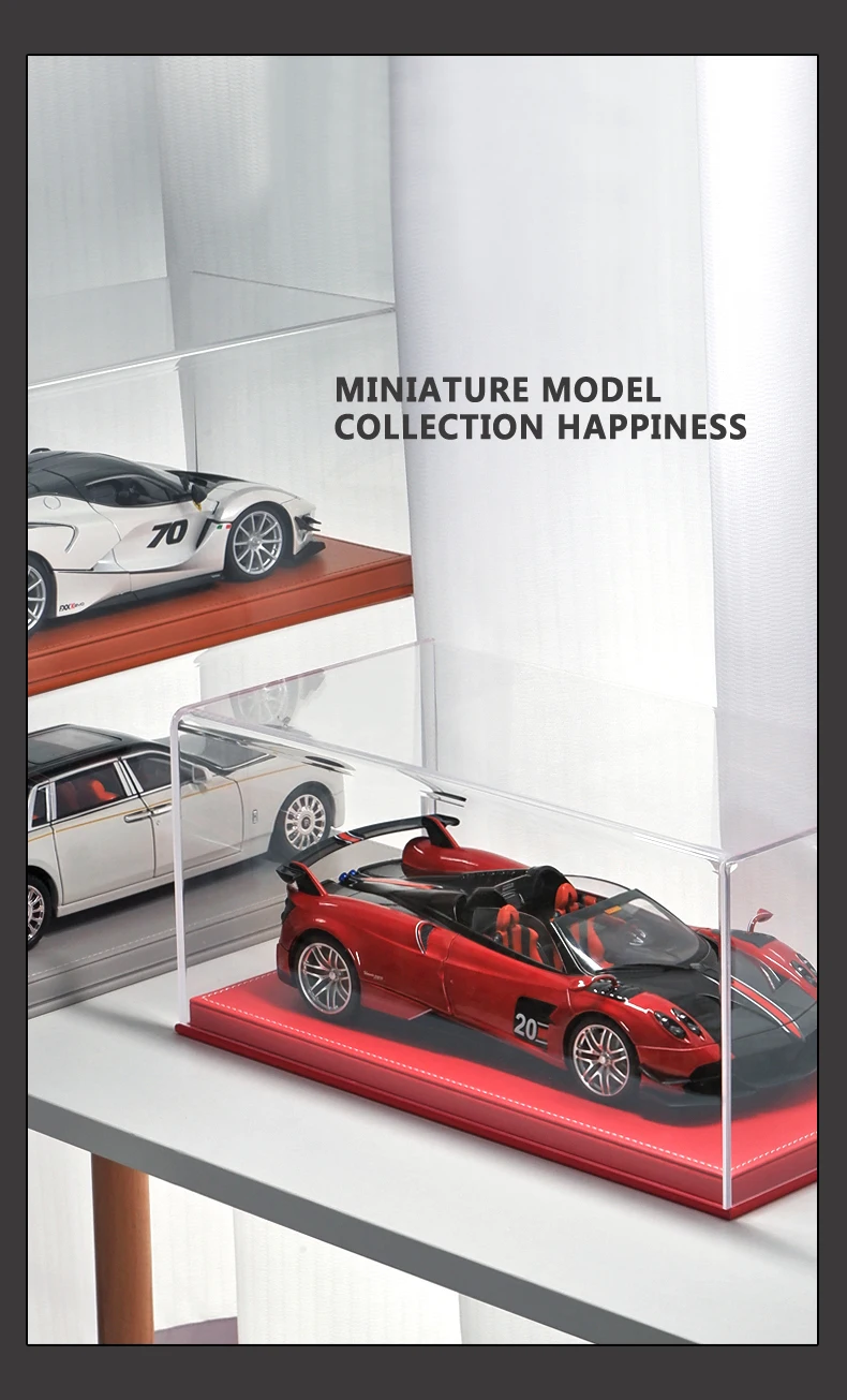 Kivcmds 1:18 Car Model Storage Display Case One-piece Tomica Acrylic ...