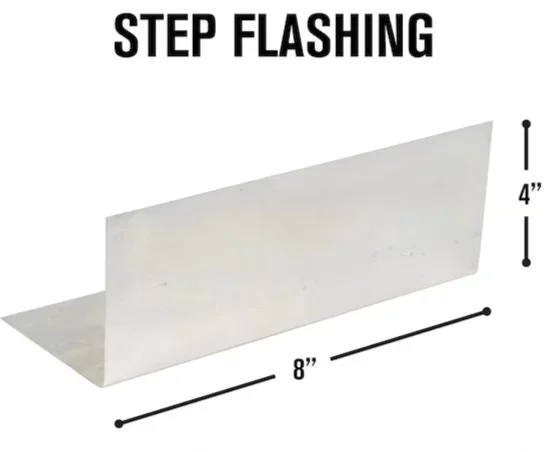 Metal Exterior Wall Metal Roof Step Flashing for Roof Construction ...