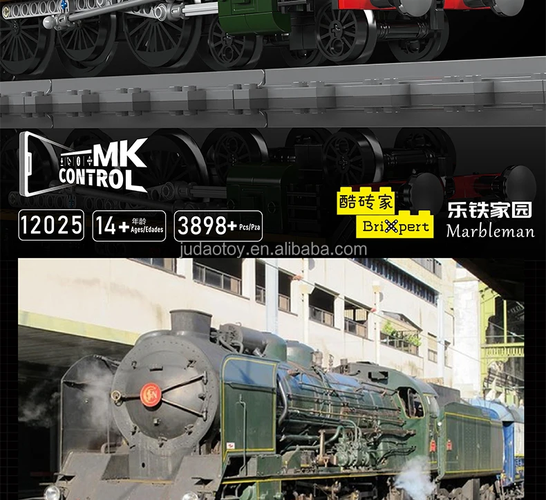 Mould King 12025 Technicals Train City Series - the Orient Express