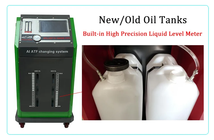 Atf Flush Machine With 10 Inch Touch Screen & Dual 20l Oil Tanks - Odm