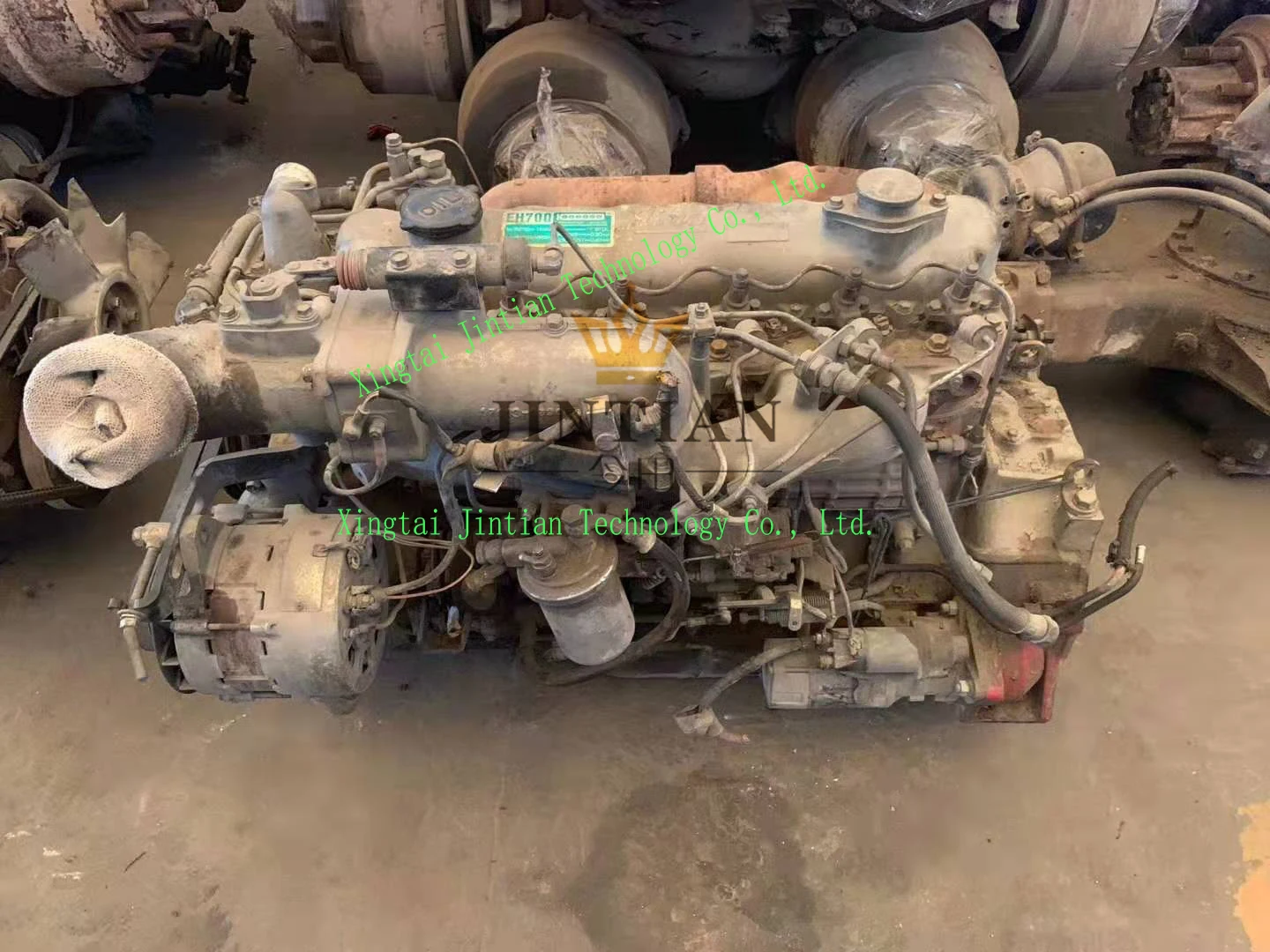 Used Genuine Eh700 Engine For Hino Truck With Good Condition For Sale ...