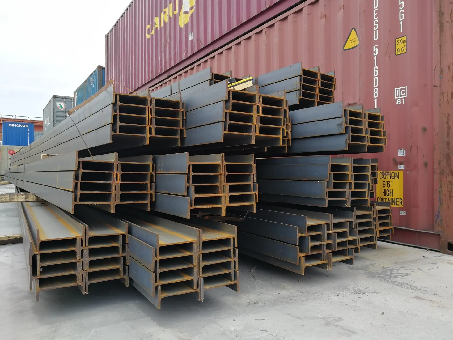 Structural Steel Beams Standard Size H Beam Price Per Ton 6 Inch H Beam ...