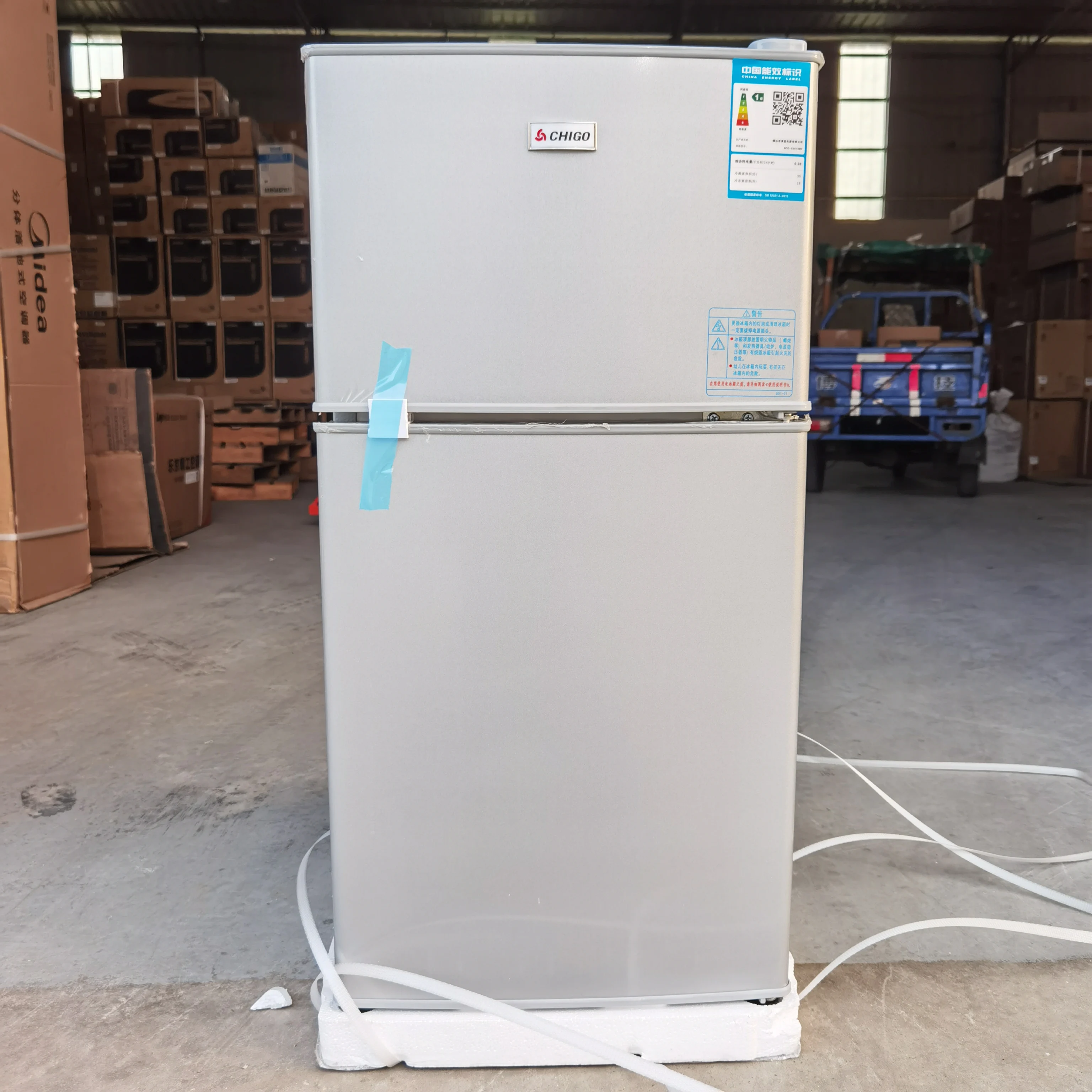 Chigo Mini Bar Fridge 98l Double Door Refrigerator Household And Hotel ...